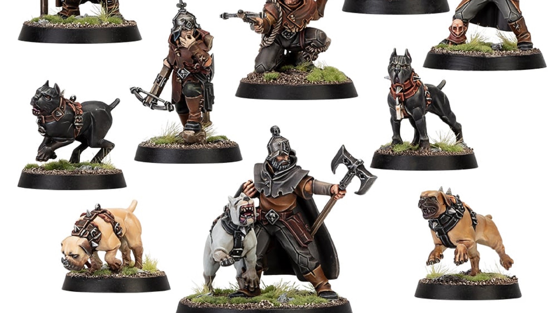 Age of Sigmar: The Wildercorps Hunters and their Dogs Scout Ahead