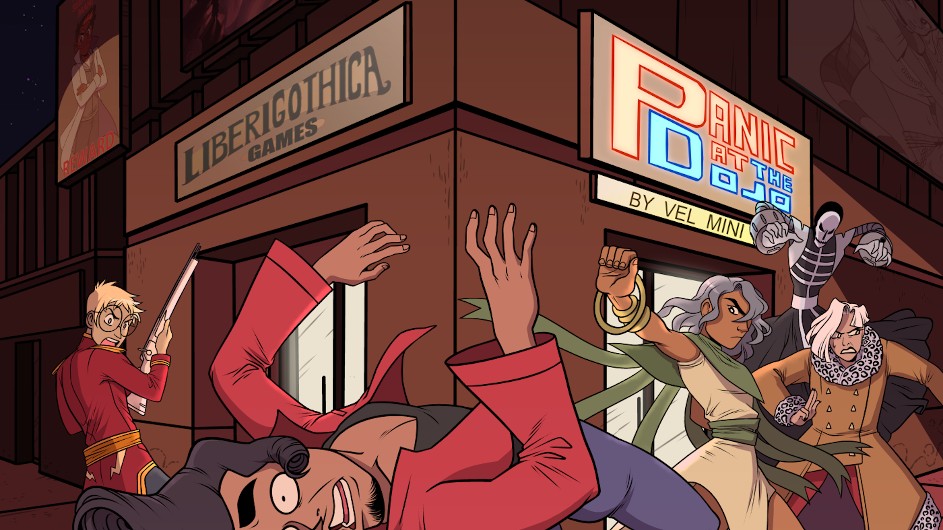 INTERVIEW: Tabletop RPG Creator Vel Mini Reflects on Panic at the Dojo ...